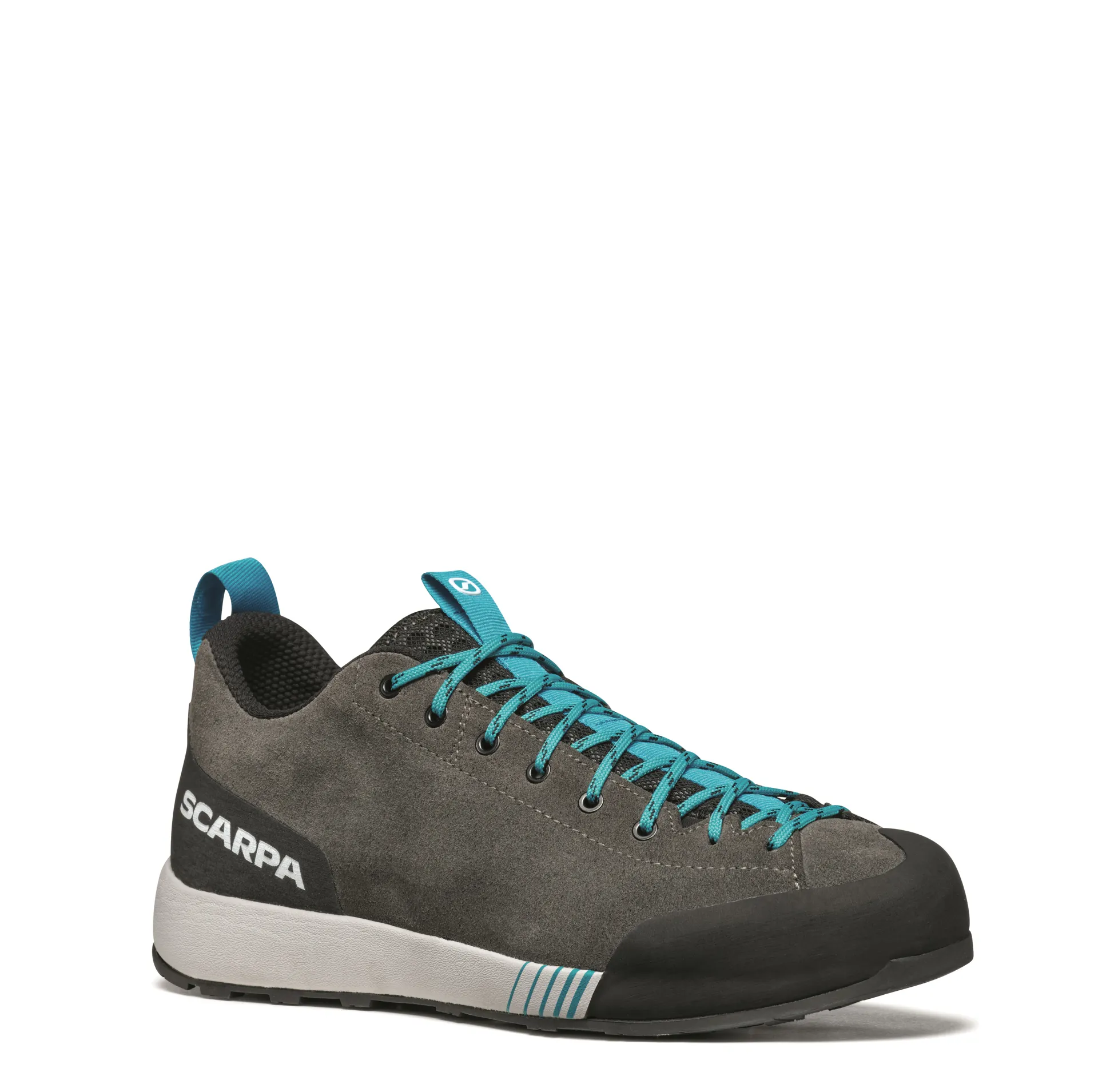 Scarpa Gecko Approach Shoes in Shark-Azure