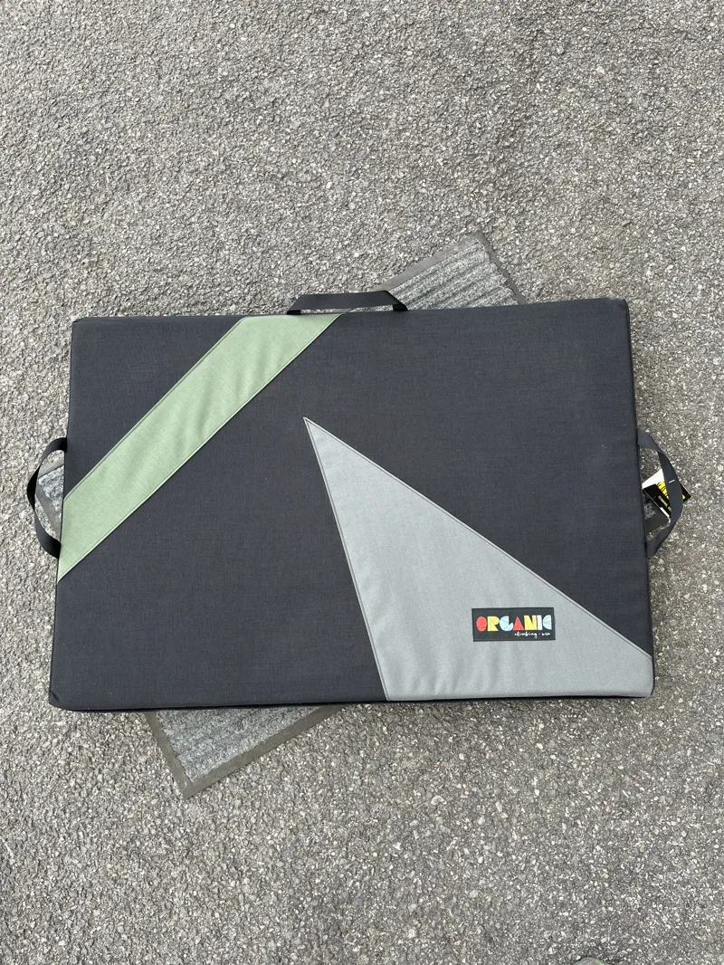 Organic Climbing Half Pad Bouldering Pad Bold/Neon Black/Green